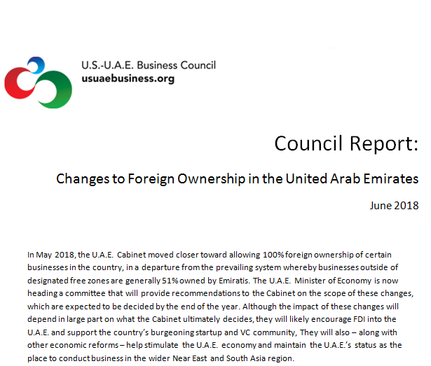 Foreign Ownership Image - The U.S.-U.A.E. Business Council