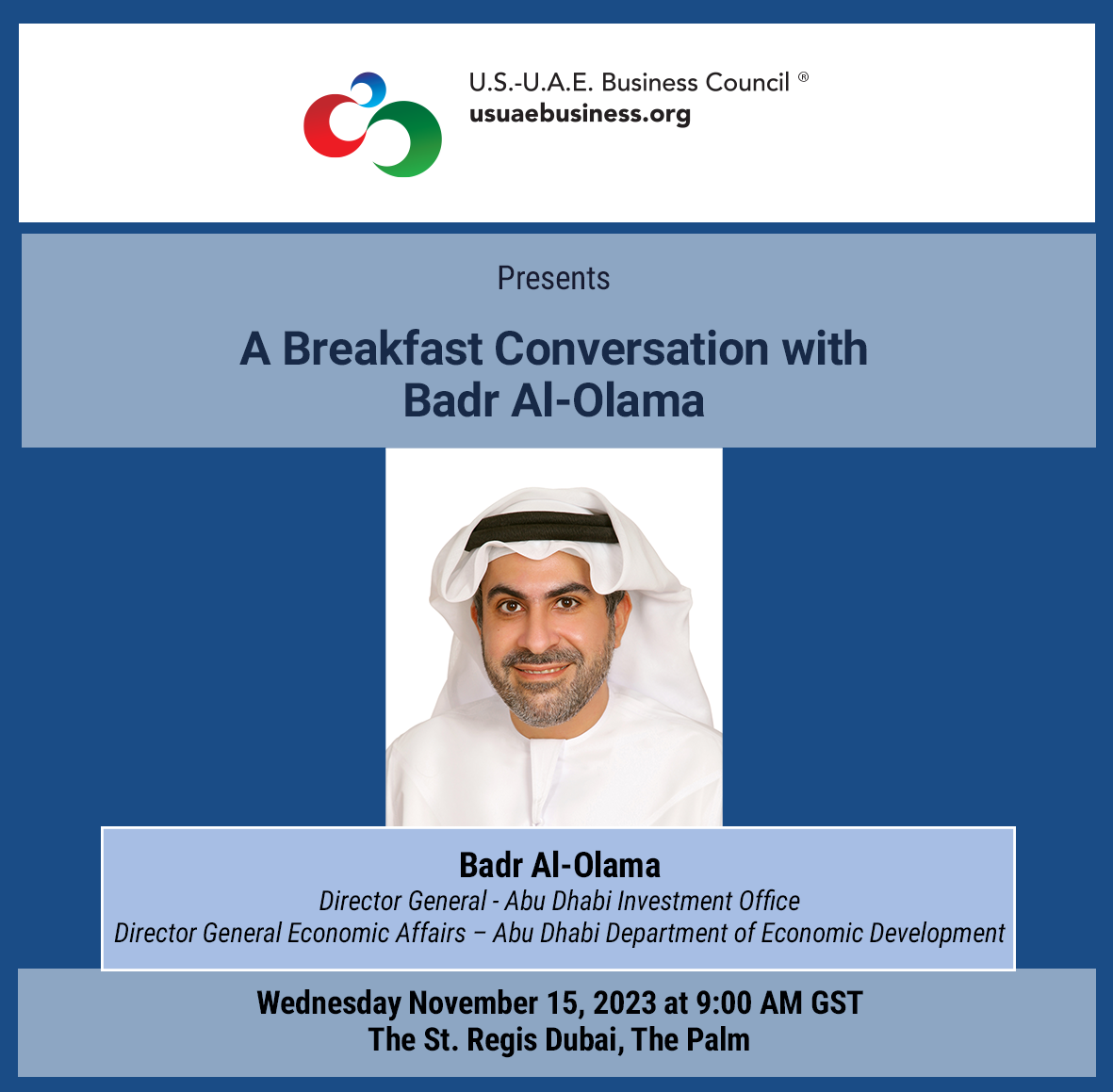 Badr Al-Olama Spotlights New Tech Hubs in Abu Dhabi and Invites U.S ...