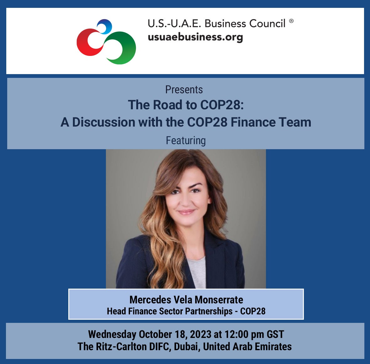 COP28 Presidency and Banks Explore Ways to Derisk Green Finance - The U.S.-U.A.E. Business Council