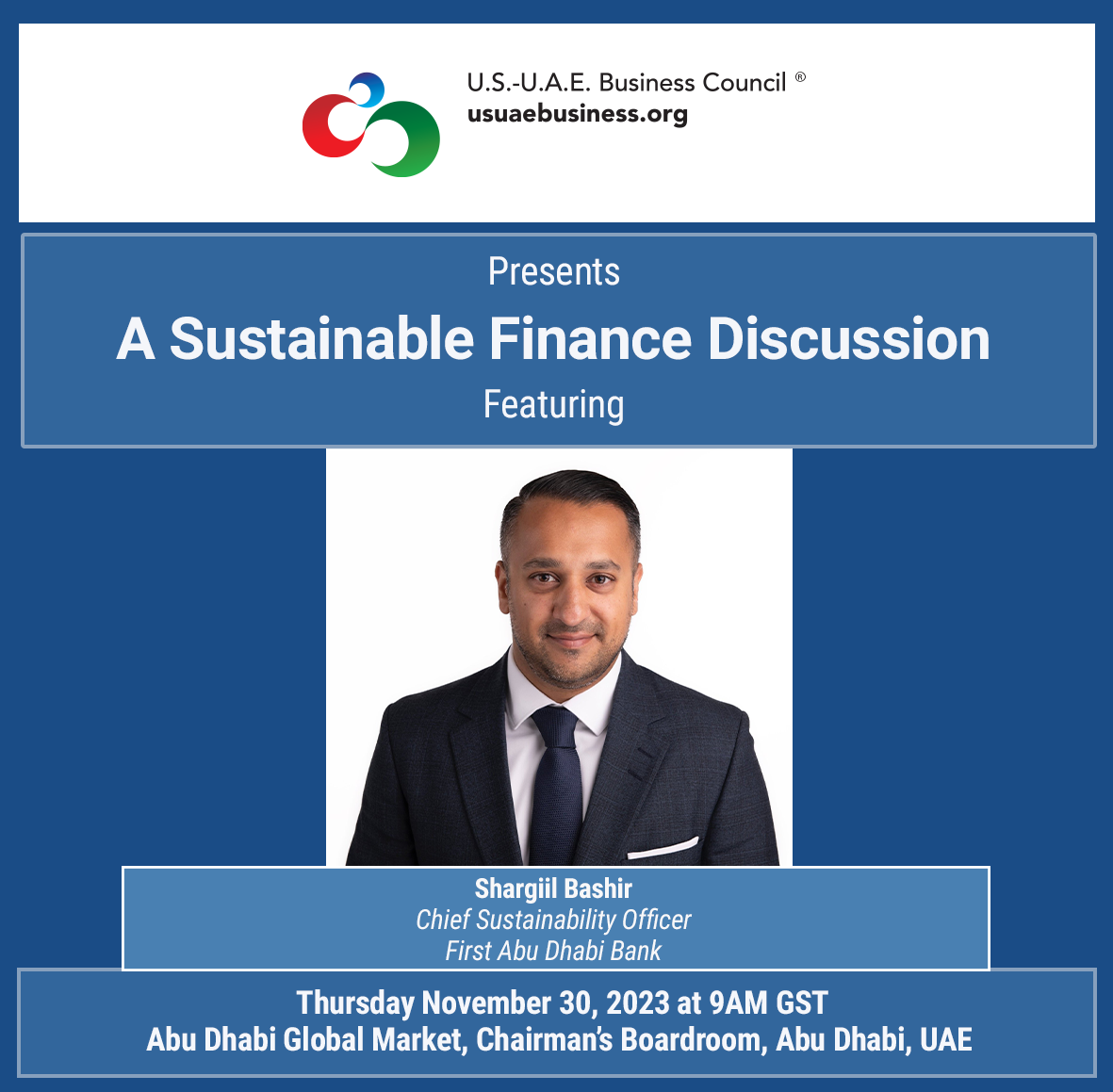 Business Council Kicks Off COP28 Programming with Sustainable Finance Discussion - The U.S.-U.A ...