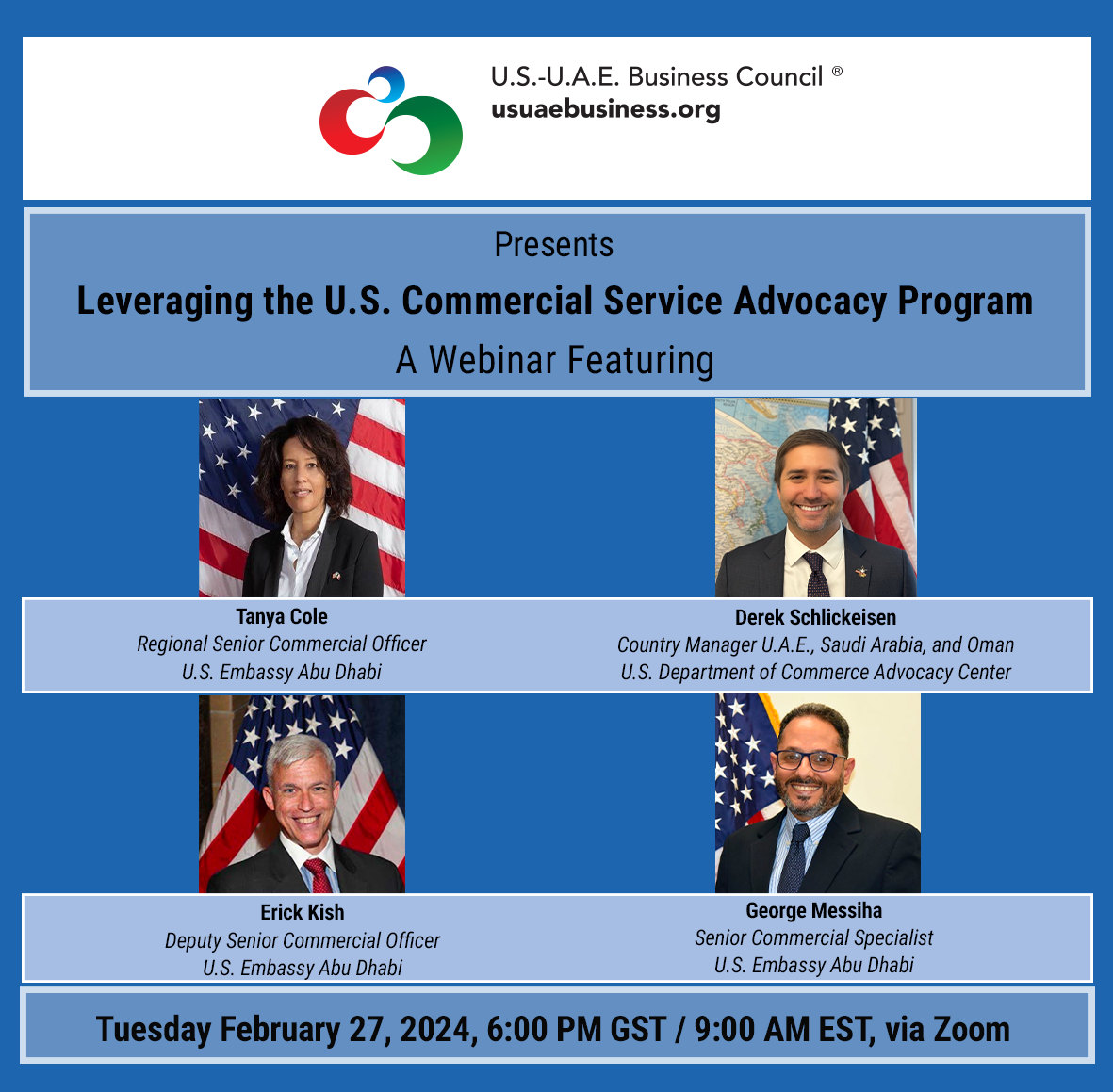 U.S. Department of Commerce Outlines Advocacy Center Benefits - The U.S.-U.A.E. Business Council